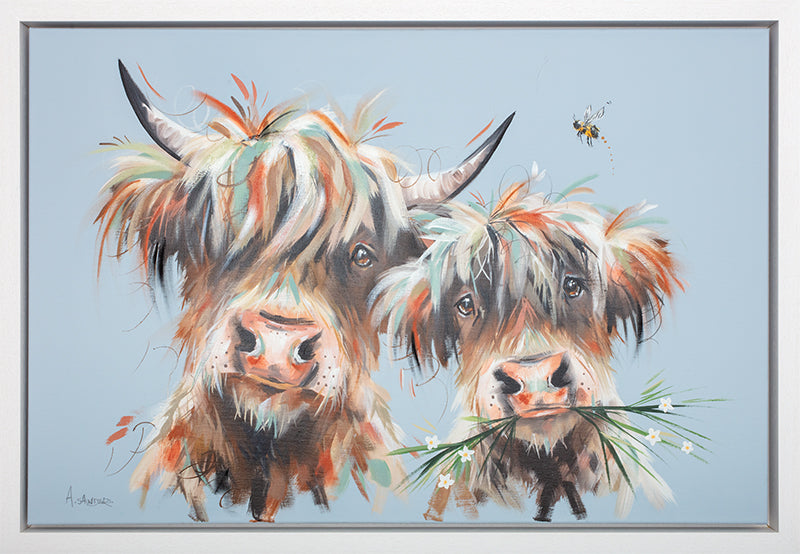 Ashley Saunders - 'Together' - Framed Original Art — New Look Art