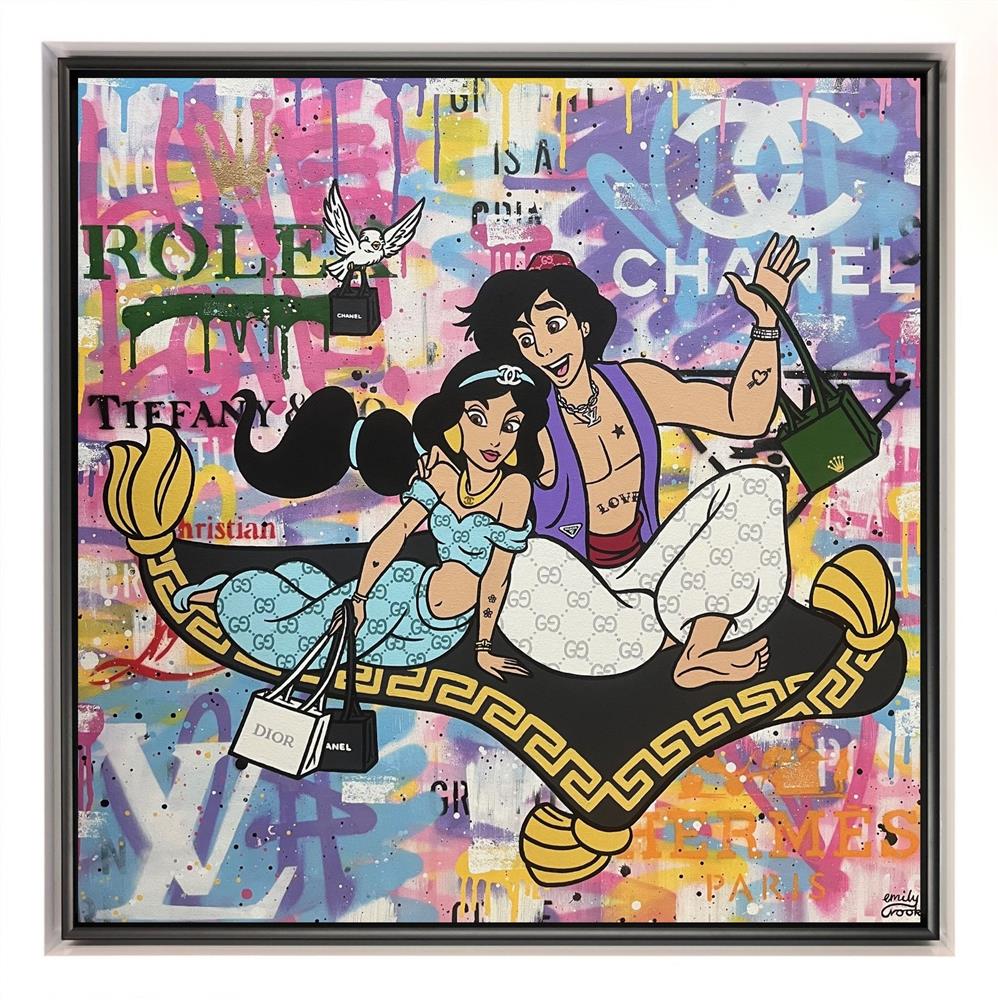 Emily Crook - 'A Whole New World' - Framed Original Art — New Look Art