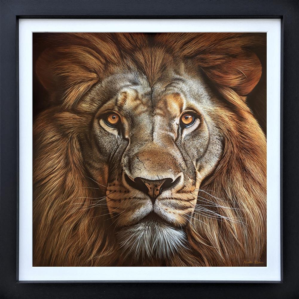 Martin Robson - 'King's Gaze' - Framed Original Art — New Look Art