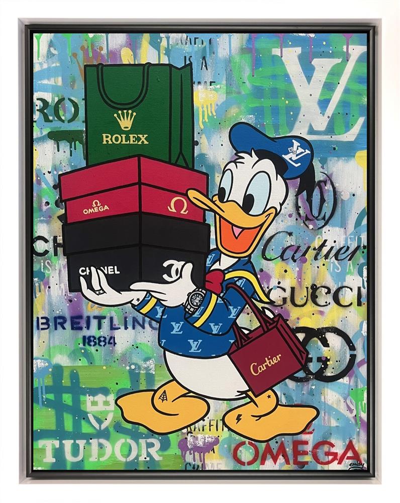 Emily Crook - 'Look What I Have Got' - Framed Original Art — New Look Art