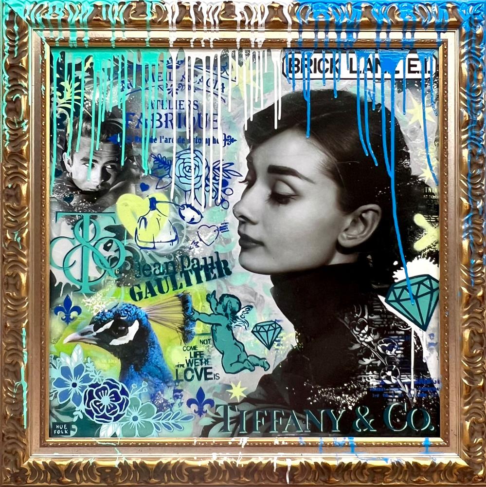 Hue Folk - 'The Tiffany Effect' - Framed Original Art — New Look Art