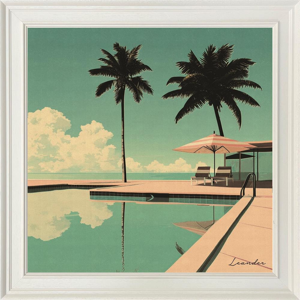Leander - 'Poolside Reflections' - Studio Limited Edition — New Look Art