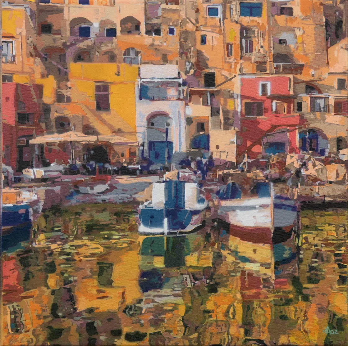 Marco Barberio - 'Golden Procida - 2025' - Original Art — New Look Art