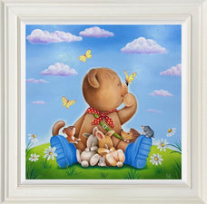 Michael Abrams - 'Surrounded By Love' - Framed Original Artwork — New ...