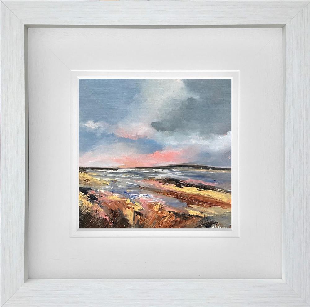 Alison Johnson - 'The Horizon Holds Its Breath' - Framed Original Artw ...