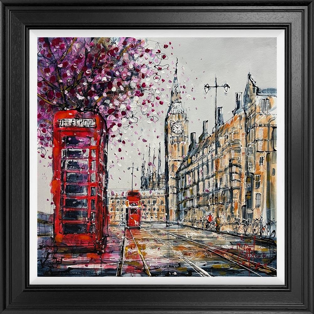 Nigel Cooke - 'The Red Glow Of London' - Framed Original Artwork — New ...