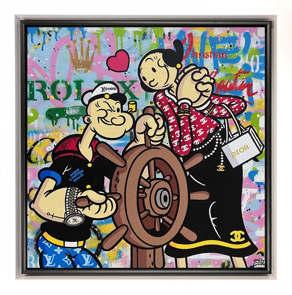 Emily Crook - 'Turning Into Love' - Framed Original Art — New Look Art