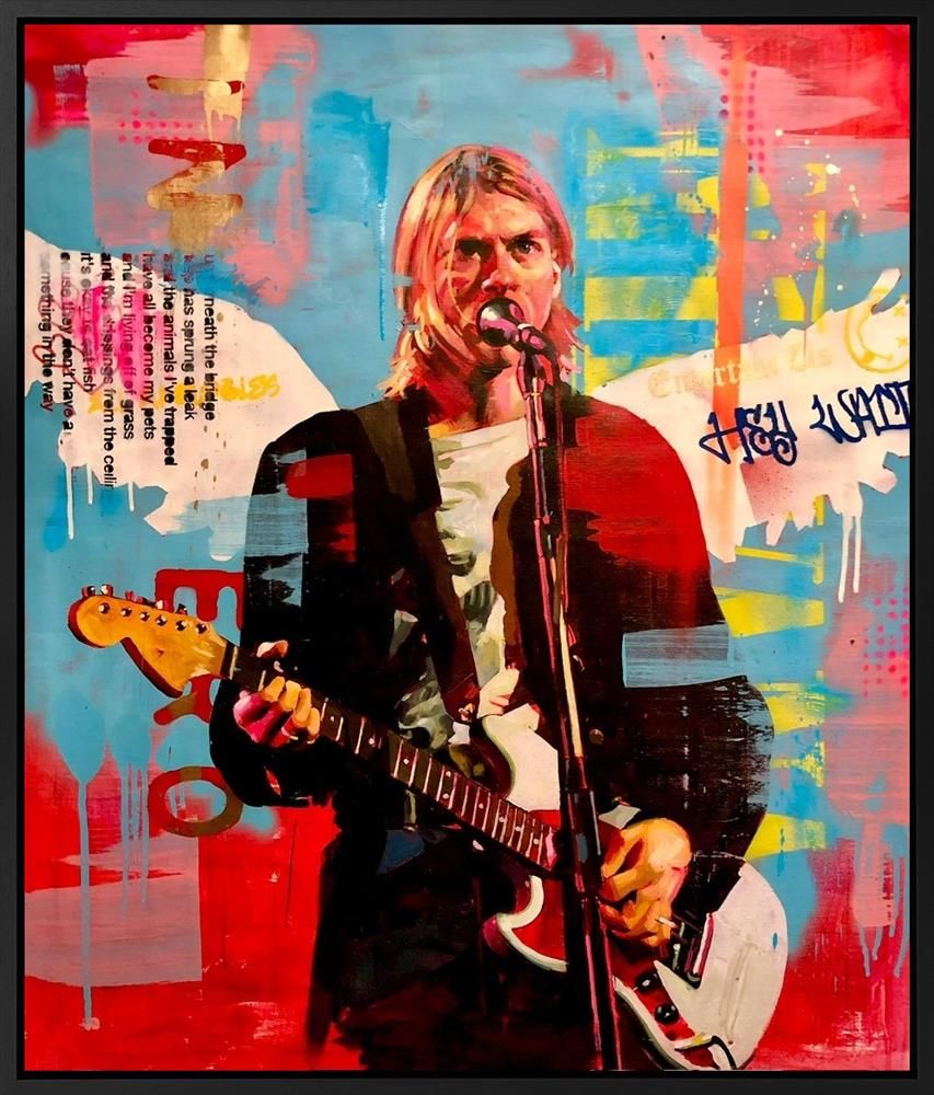 Zinsky - 'Kurt' - Framed Original Artwork — New Look Art