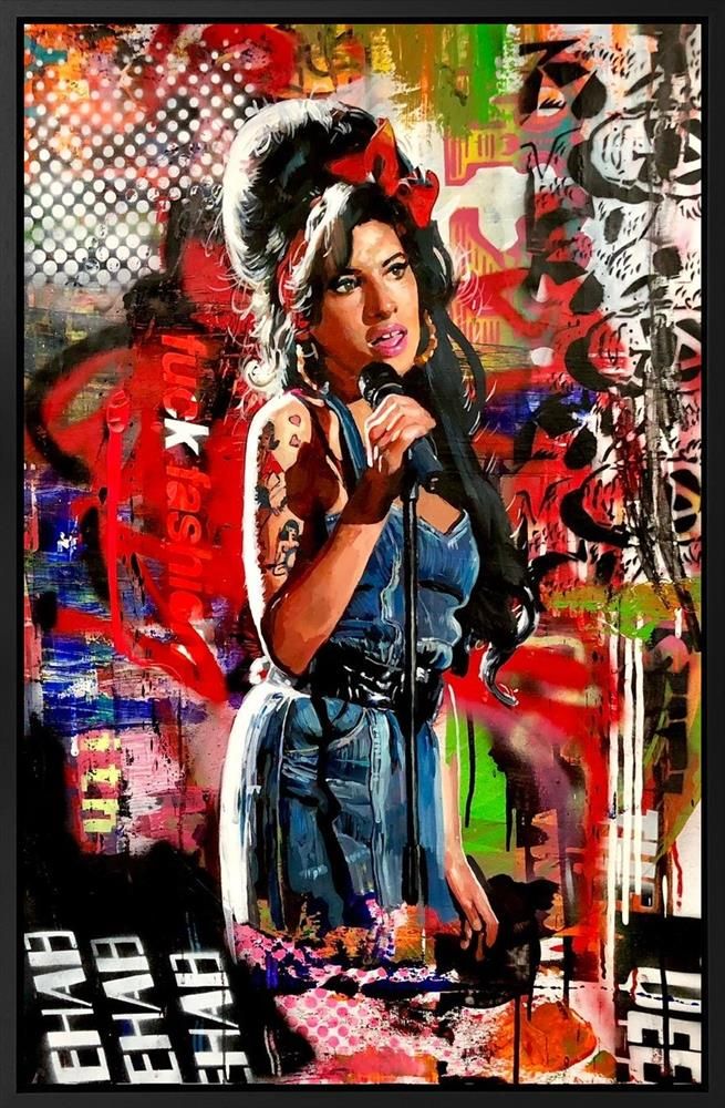 Zinsky - 'Winehouse' - Framed Original Artwork — New Look Art