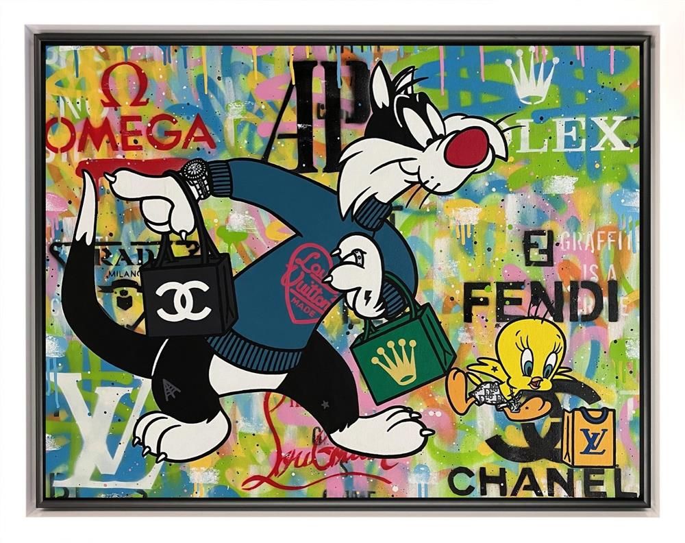 Emily Crook - 'Luxury Duo' - Framed Original Art — New Look Art