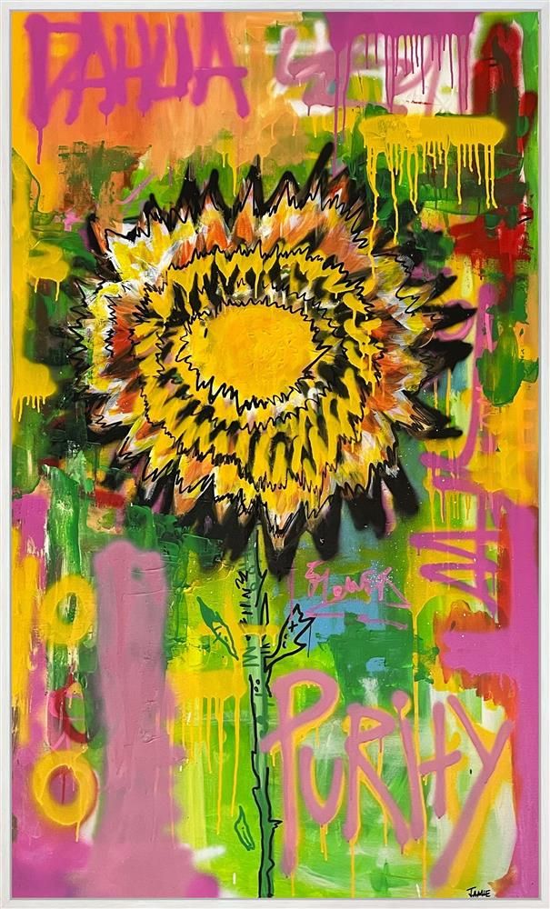 Jamie Ashcroft - 'Dahlia' - Framed Original Artwork — New Look Art