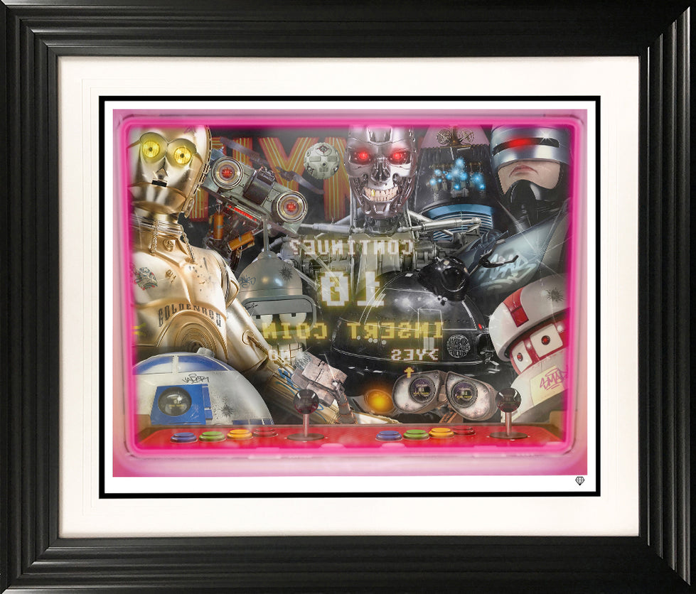 JJ Adams - 'Elizabeth Taylor (B&W)' - Framed Limited Edition — New Look Art