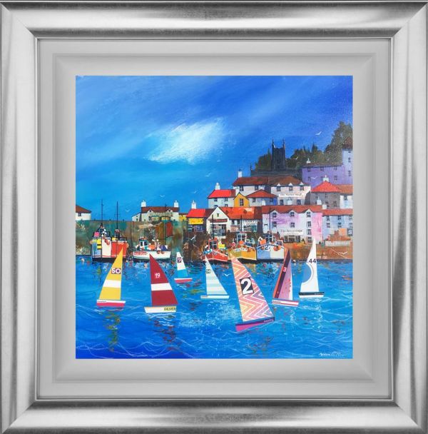Nick Potter - 'Sails At Dawn'- Framed Original Art — New Look Art
