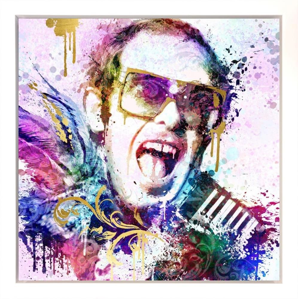Mark Hodgkinson - 'Rocket Man' - Framed Original Art — New Look Art